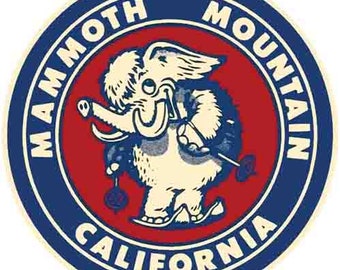 Mammoth Mountain Decal - Etsy