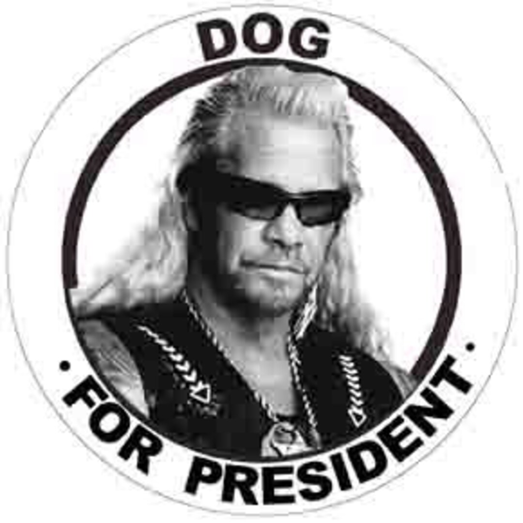 Vintage 1960's Style Dog for President the Bounty Hunter Retro Travel ...
