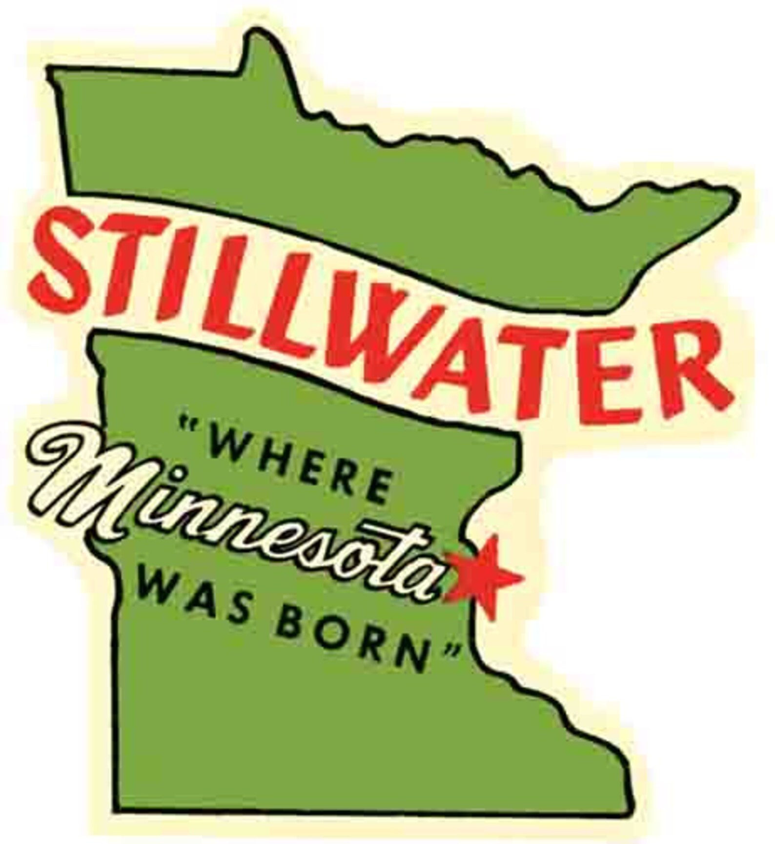 Vintage 1950er Jahre Stil Stillwater MN Minnesota Sticker - Etsy.de