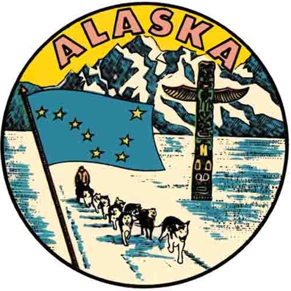 Alaska Sticker - Etsy