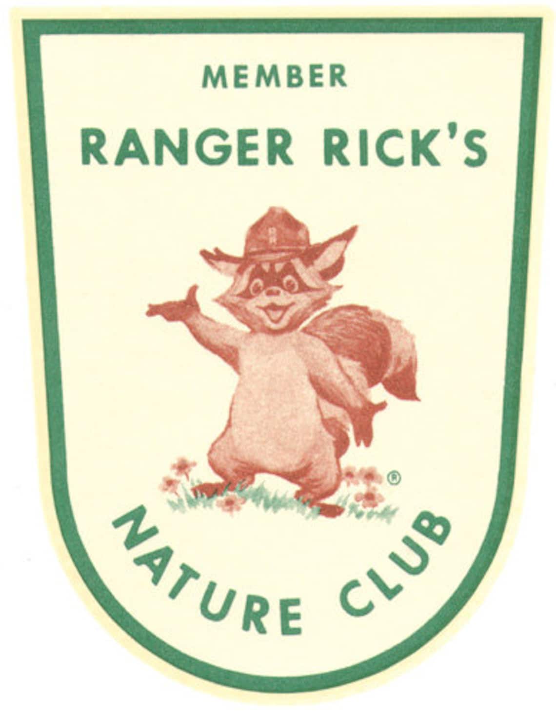 Vintage 1970's Style Ranger Rick Nature Club Green Retro - Etsy