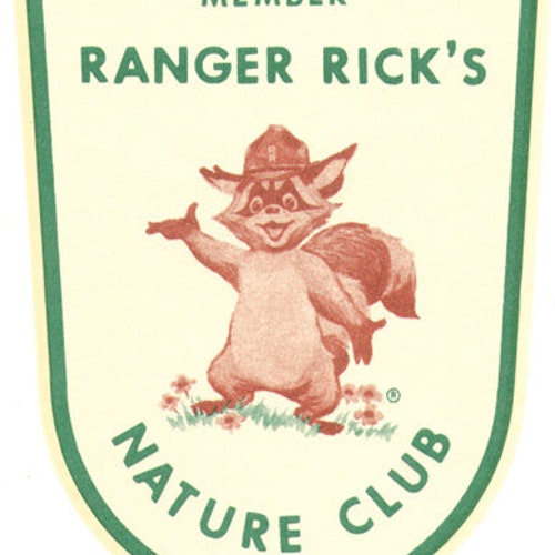 Vintage 1970's Style Ranger Rick Nature Club Green Retro - Etsy