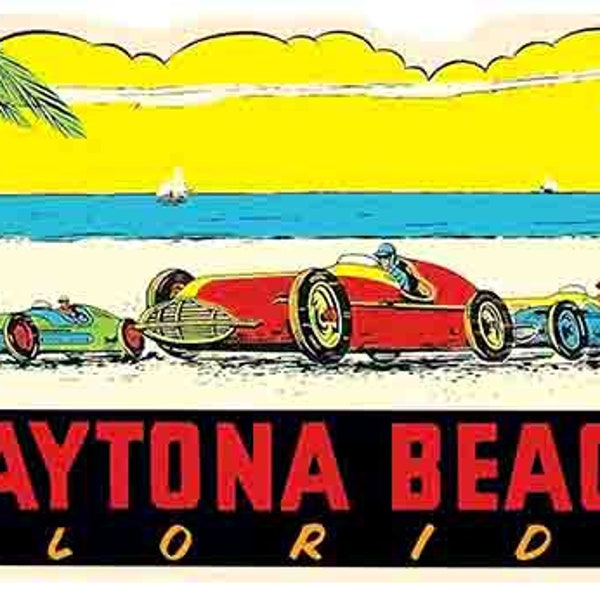 Daytona Car Decal - Etsy