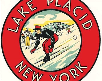 Lake Placid Sticker | Etsy