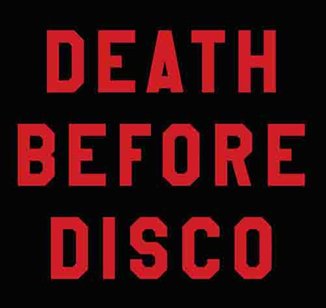 Vintage 1970's Style Death Before Disco Retro Travel Decal Sticker - Etsy