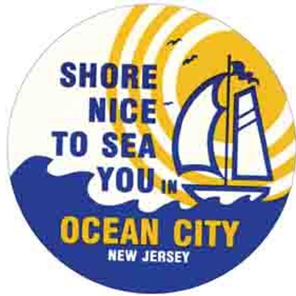 Ocean City Sticker - Etsy