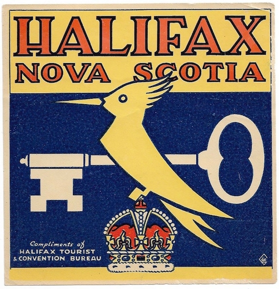 Vintage 1950's Style Halifax Nova Scotia Canada Retro - Etsy