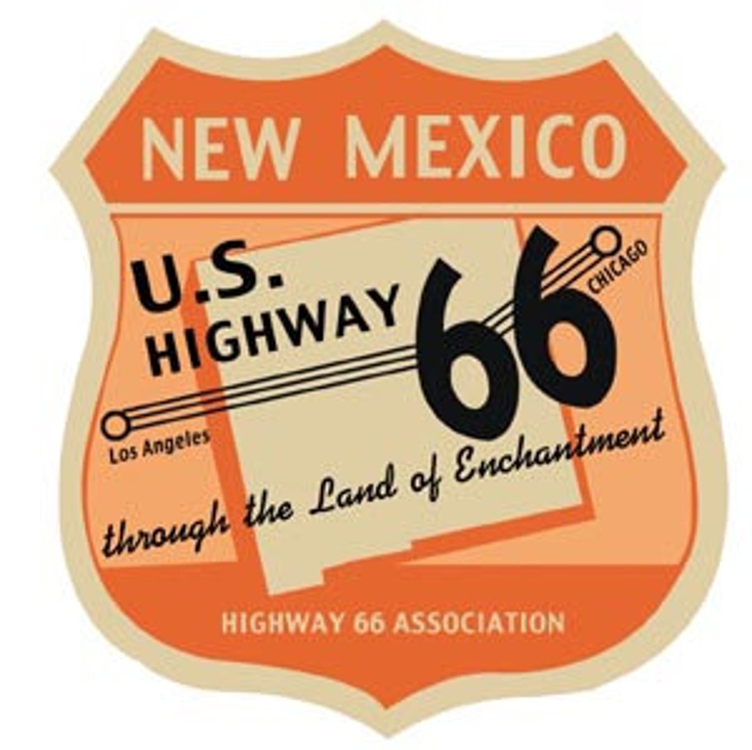 Vintage 1950's Style Route 66 Highway Association California Retro ...