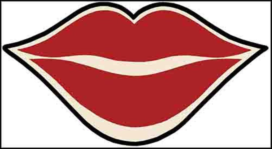 Vintage 1970's Style Lips Hot Rod Garage Racing Car Show Retro Travel ...