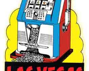Slot Machine Sticker - Etsy