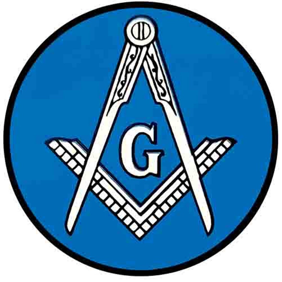 Vintage 1960's Style Freemason Mason Shriner Retro Travel Decal Sticker ...