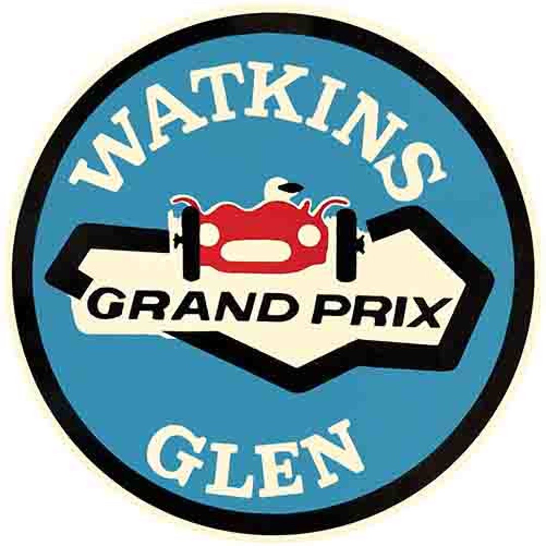 Vintage 1960's Style Watkins Glen NY New York Auto Racing Retro Travel ...