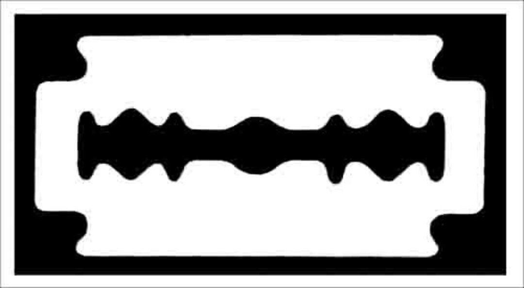 Vintage Style Razor Blade Punk Rock Emo Retro Travel Decal Sticker - Etsy