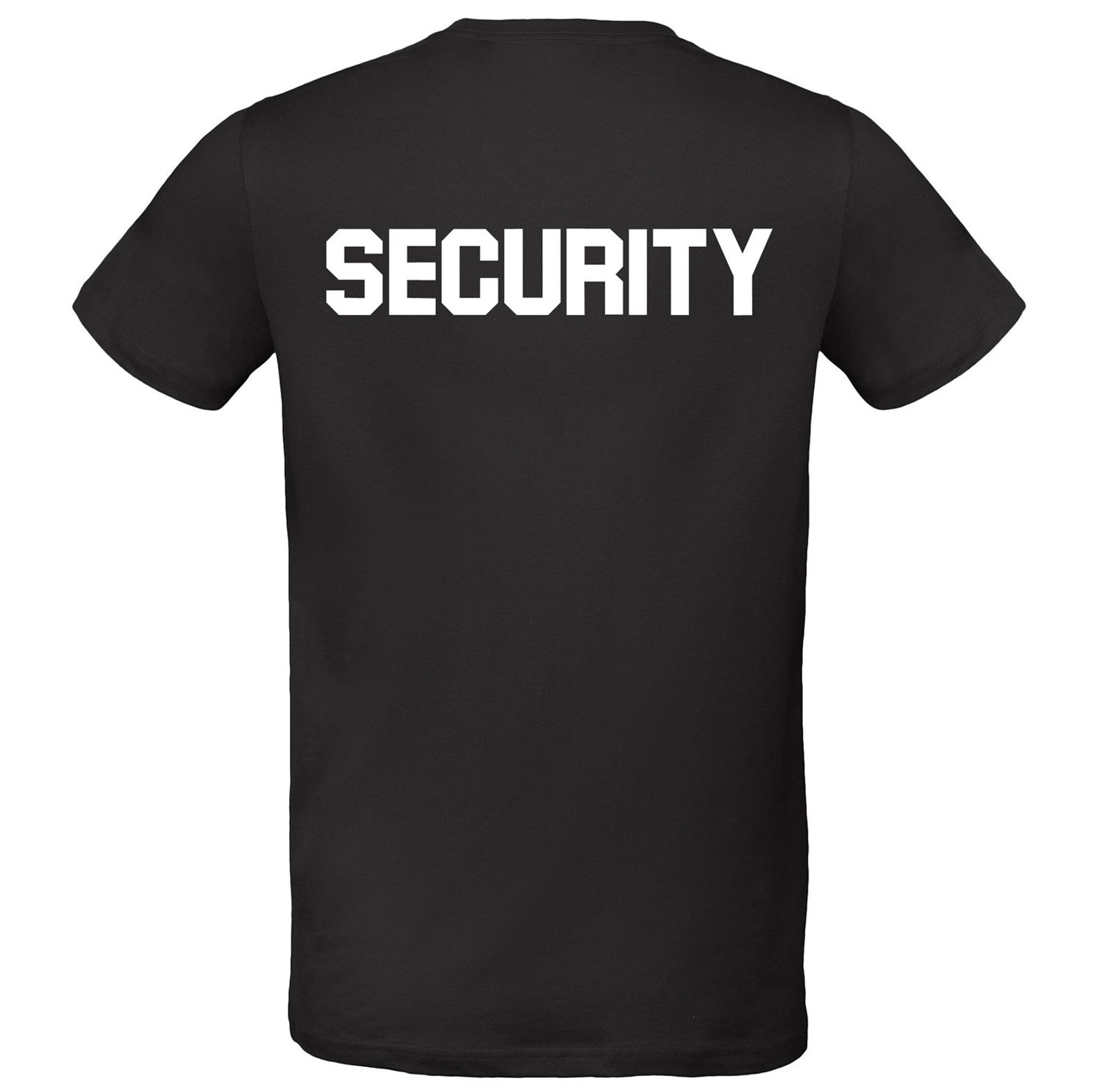 Security T-shirt, Black, White, Writing, Work, Security Company, T ...