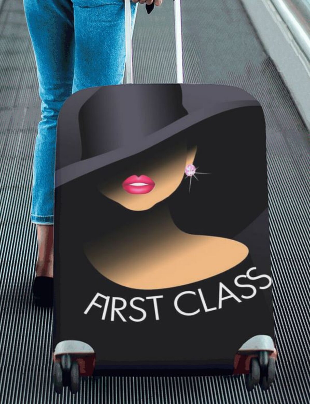 First Class Luggage Cover - Etsy