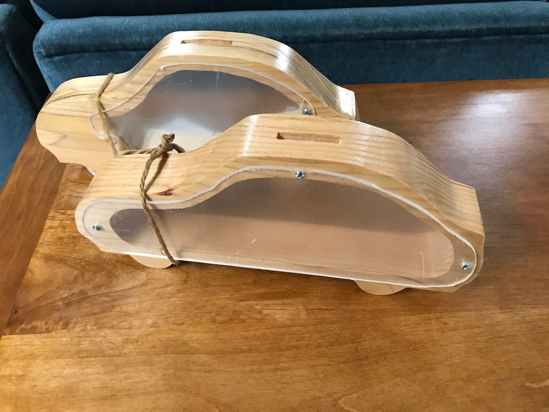 Handmade Wooden Car Coin Bank: Children's Toy Savings Bank - Etsy