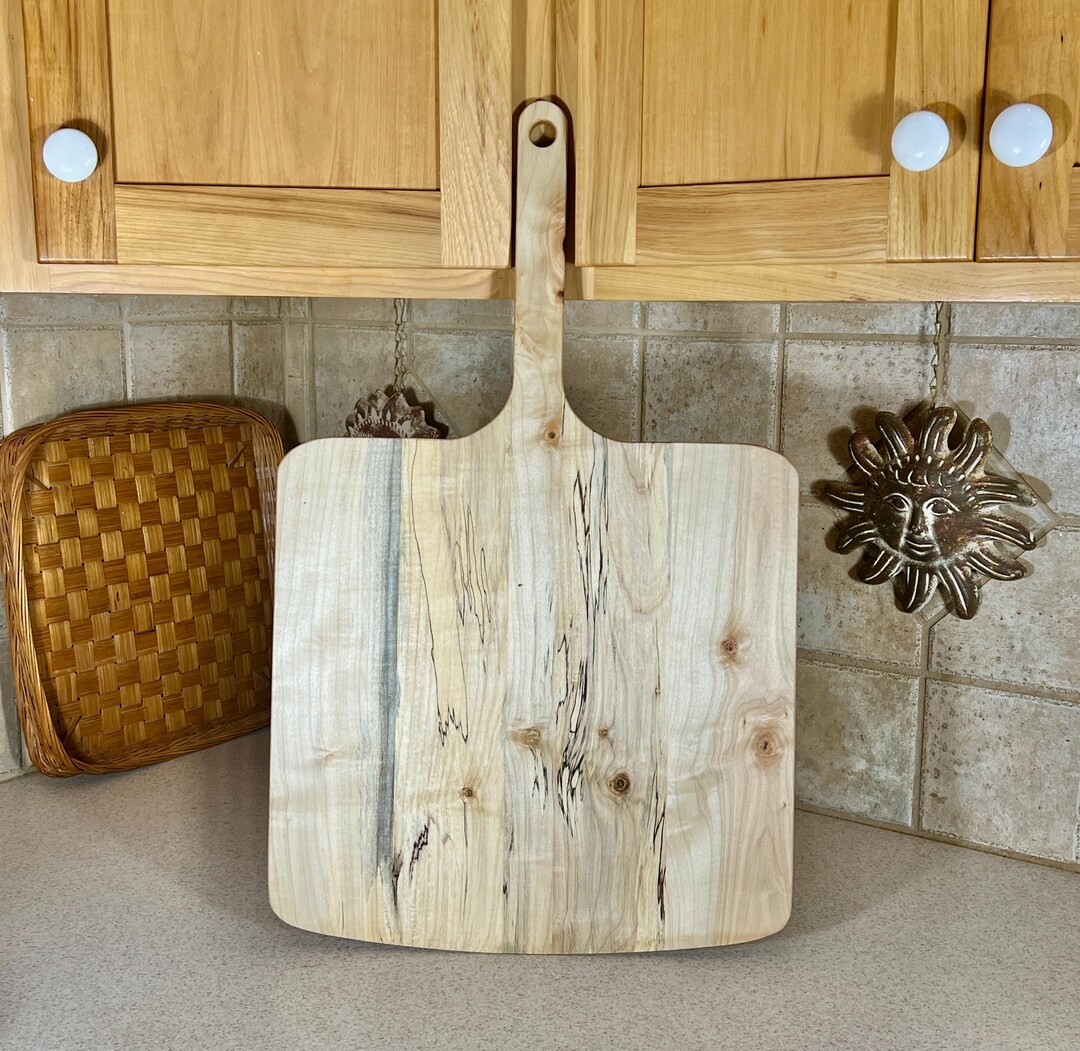 Handmade Spalted Maple Pizza Peel: Rustic Kitchen Decor - Etsy