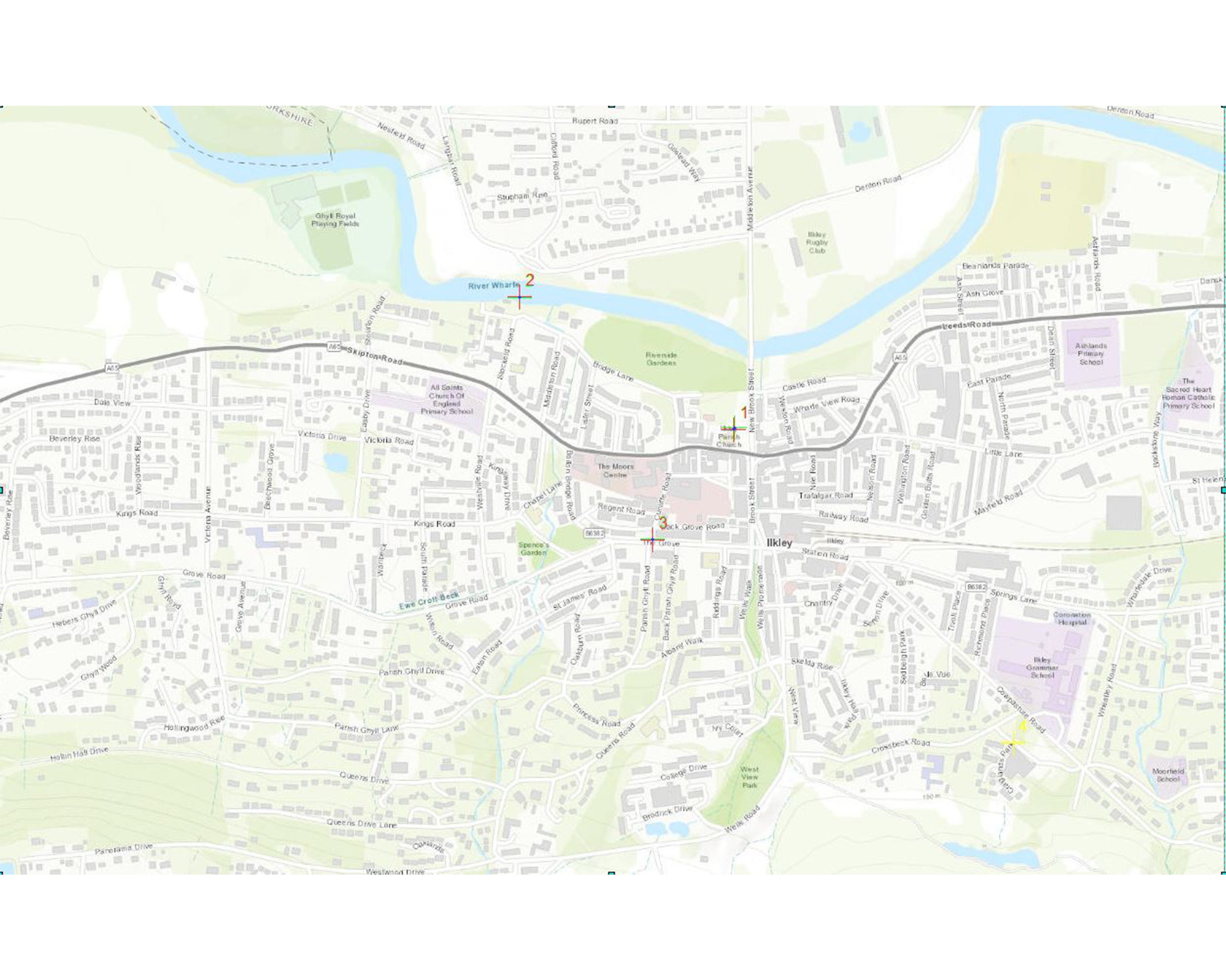 Old ILKLEY Map 1891 Exclusive Special Edition 180 and | Etsy