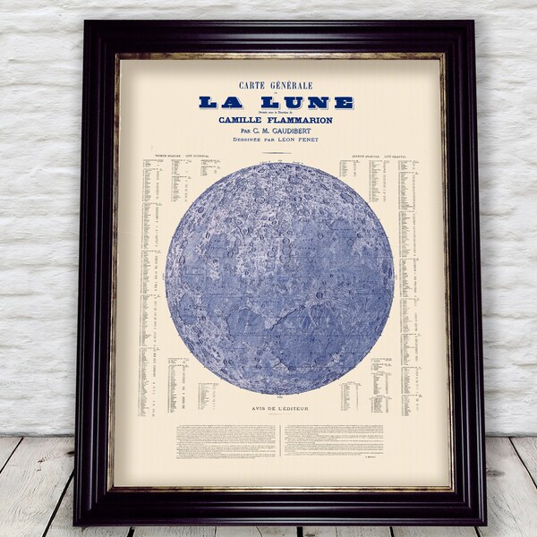 Moon Map - Etsy
