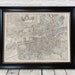 Old DUBLIN Map 1773 by John Rocque - River Liffey, Trinity College ...