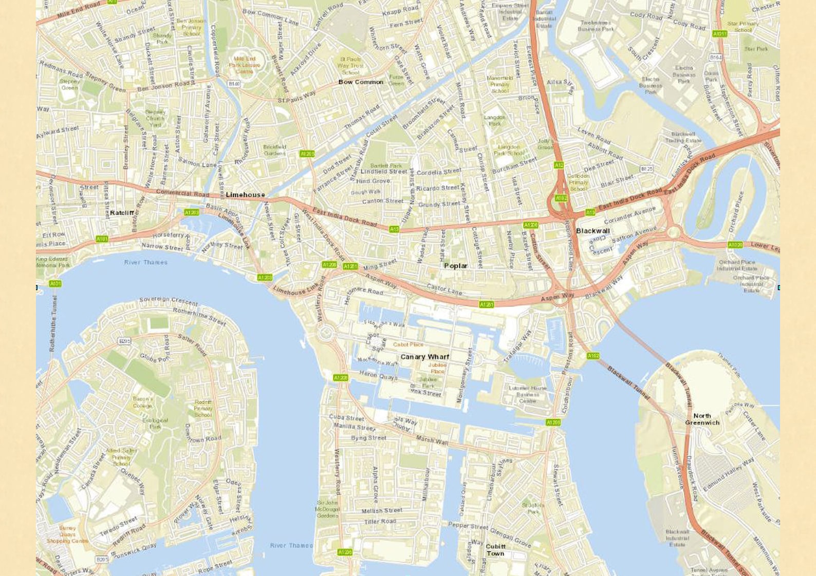 Old LONDON Map 1877 Poplar Limehouse and Canning Town Sheet | Etsy