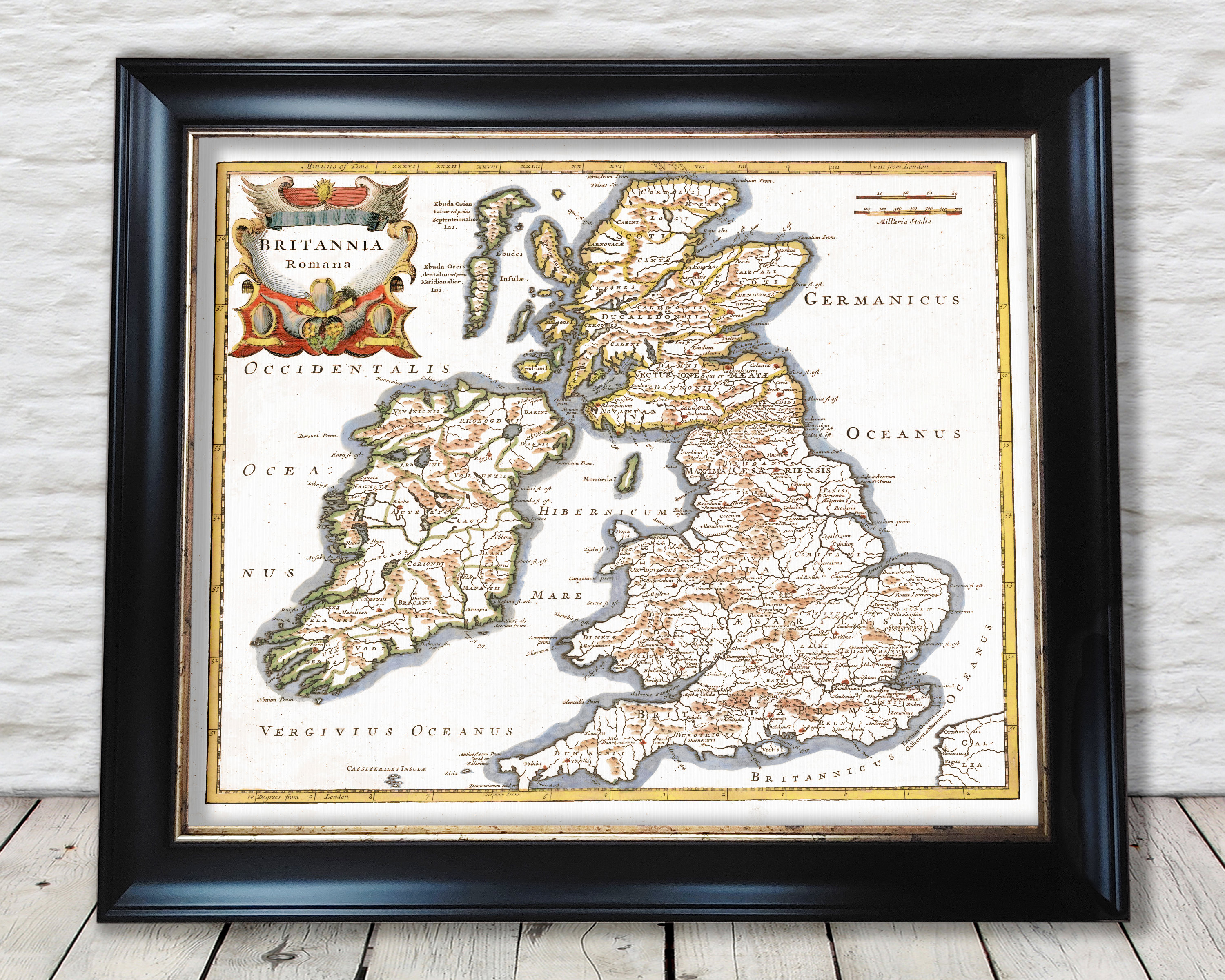 Map Of Britain 500 Ad