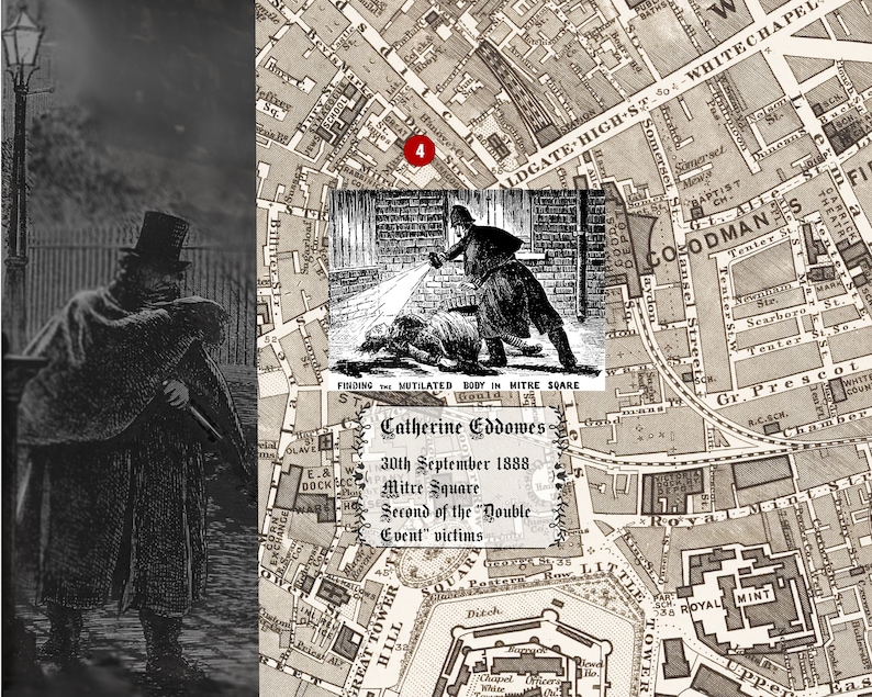 Jack the RIPPER Infamous Whitechapel Murder 1888 Exceptional - Etsy