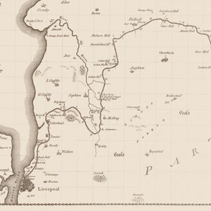 Rare CANAL Map LEEDS and Liverpool Canal C. 1775 Surveyed by - Etsy UK