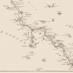 Rare CANAL Map LEEDS and Liverpool Canal C. 1775 Surveyed by - Etsy UK