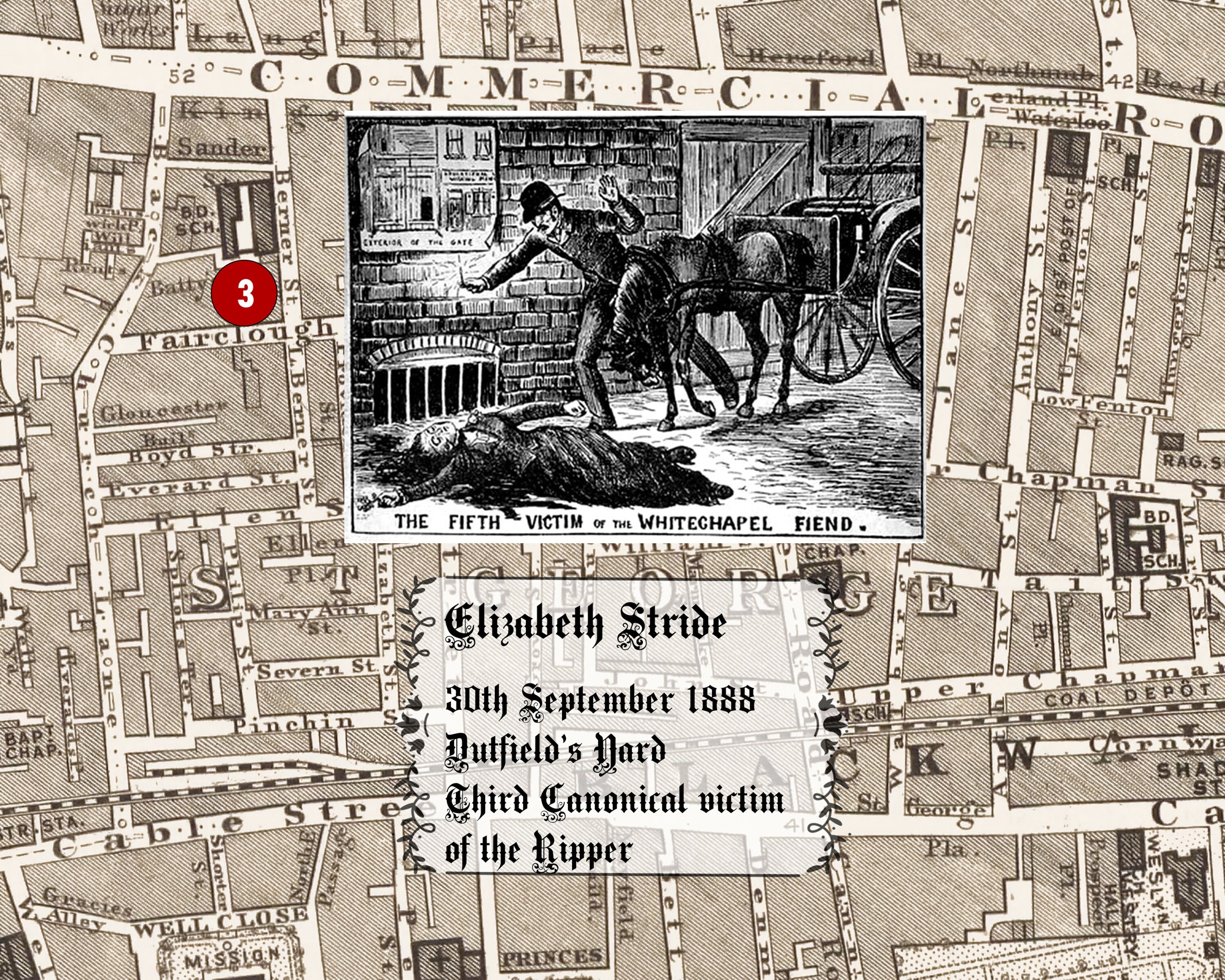 Jack the RIPPER Infamous Whitechapel Murder 1888 Exceptional - Etsy UK