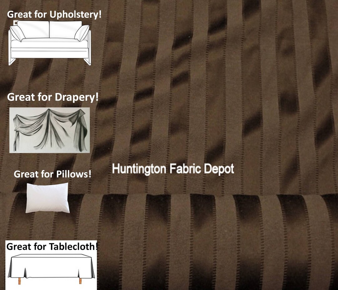 Chocolate/dark Brown Home Decor Fabric | Design Dahlia | Upholstery ...