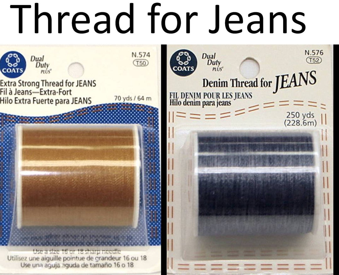 Coats & Clark Heavy Jeans Thread - Etsy