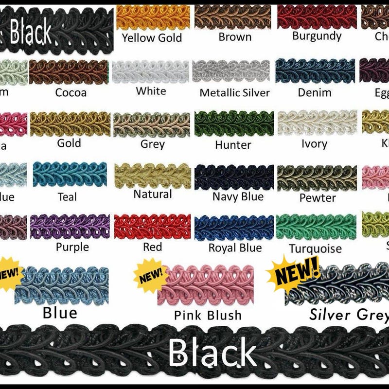 Gold Curtain Braid - Etsy