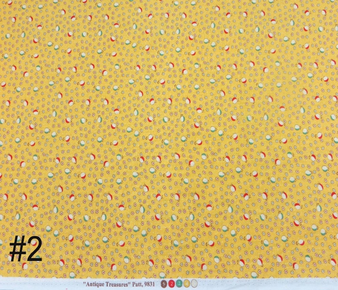 Antique Treasures Pattern 9831 | 100% Cotton Fabric by the Yard (STK #2 ...
