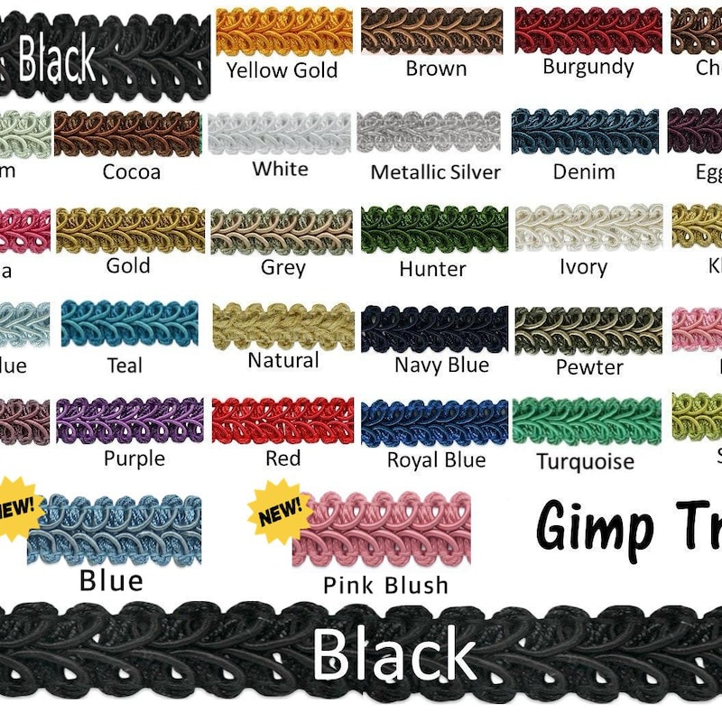 Gold and Black Gimp Trim - Etsy