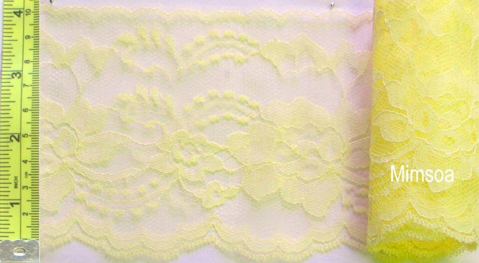 Four Inch Scalloped Lace Trim by the Yard - Etsy