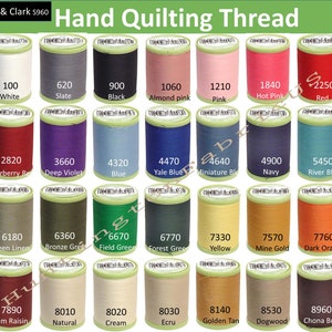 Hand Quilting Thread | Coats & Clark S960 - Etsy
