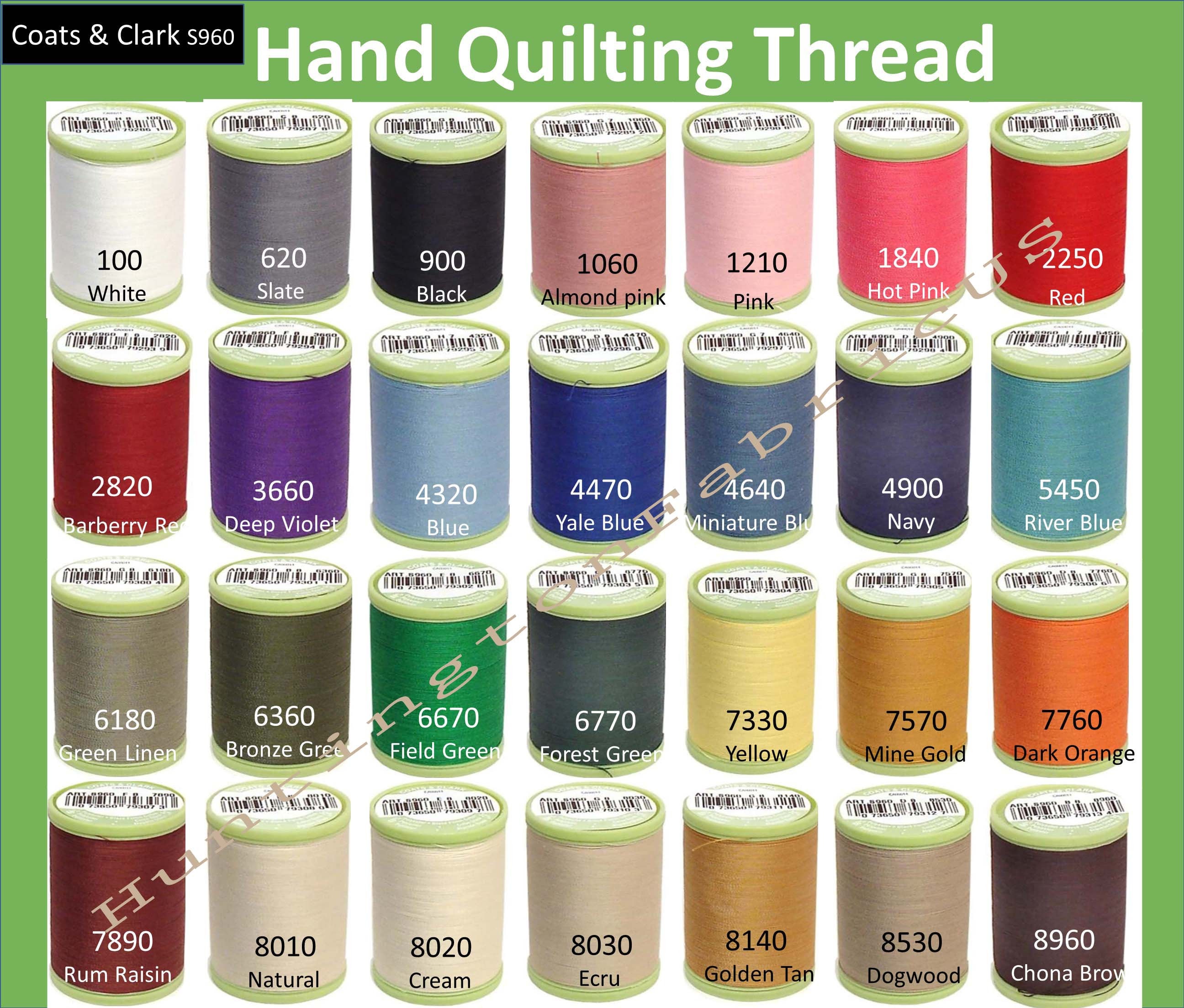 Hand Quilting Thread | Coats & Clark S960 - Etsy