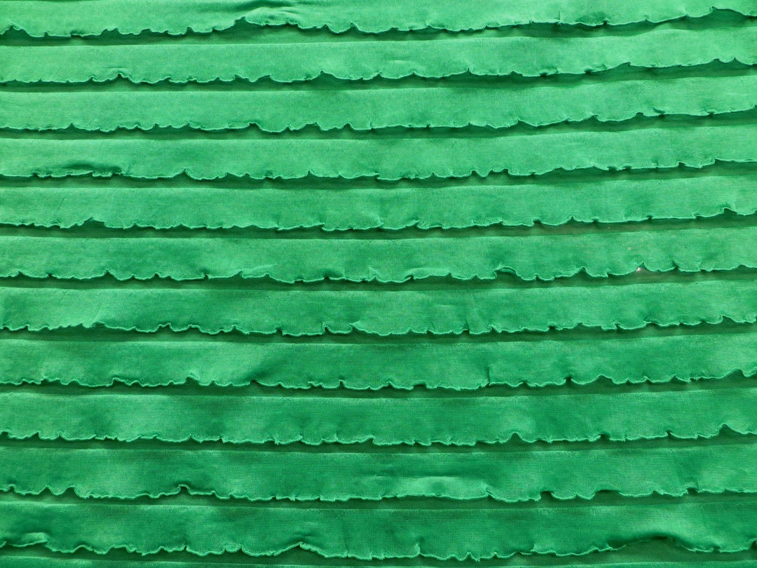 Ruffle Knit Fabric by the Yard - Etsy