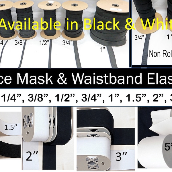 Elastic 1 4 Inch - Etsy