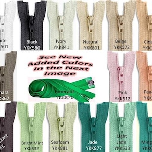 Lightweight Separating Zippers for Formal Wear & Sweaters | New Colors ...