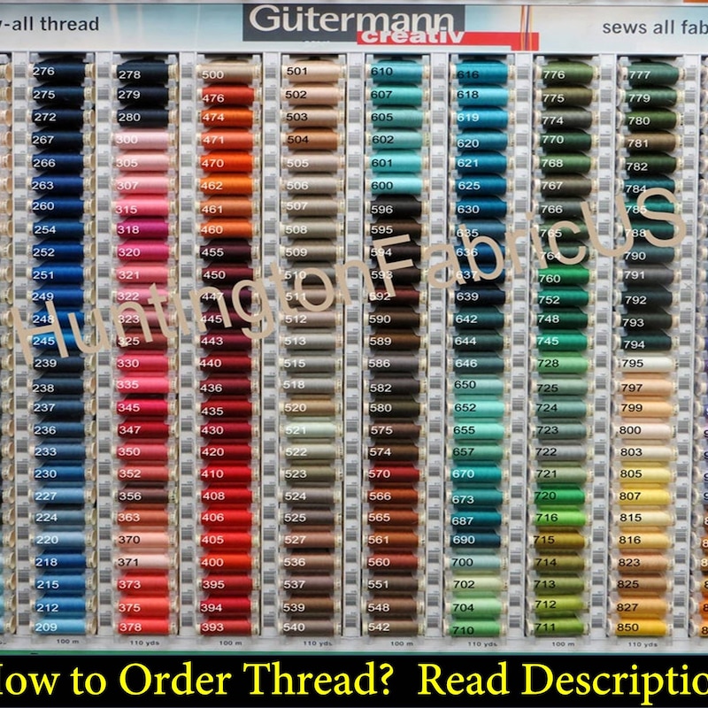 Sew All Gutermann Thread - Etsy