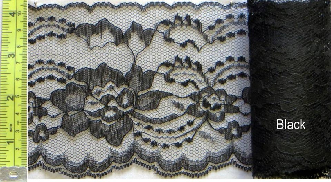 Four Inch Scalloped Lace Trim by the Yard - Etsy