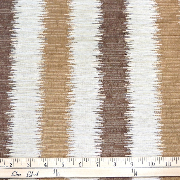 Brown Stripe Fabric - Etsy
