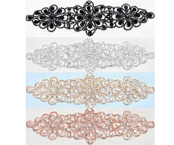 Clear Stones in Gold Setting Flat Back - Etsy