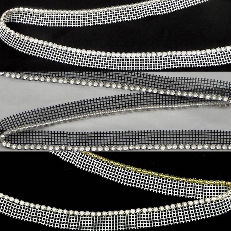 Blue Rhinestone Trim - Etsy