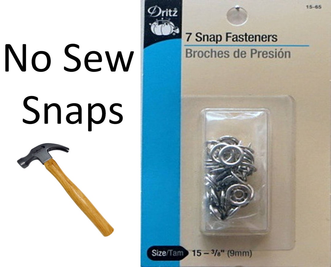 No Sew Snap Fastener - Etsy