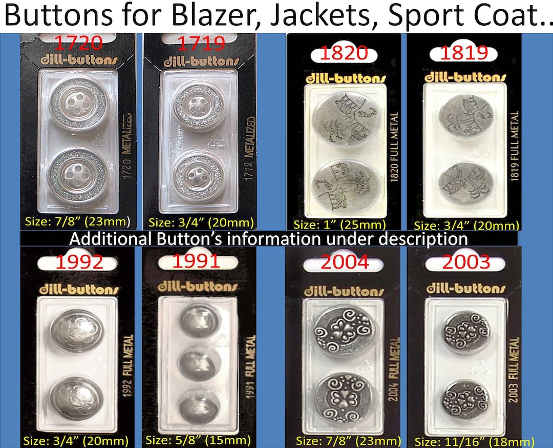 Buttons for Blazer, Jackets, Sport Coat...etc. - Etsy