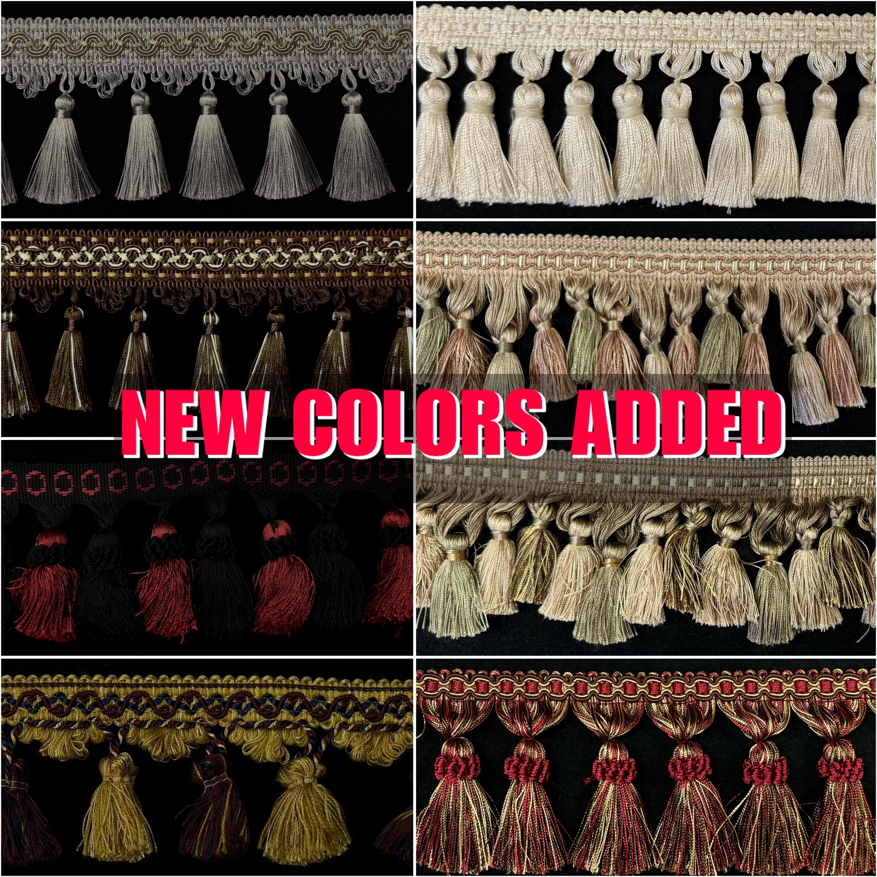 3 1/2" Tassel Fringe Trim - NEW COLORS ADDED - Etsy