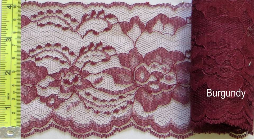 Four Inch Scalloped Lace Trim by the Yard - Etsy